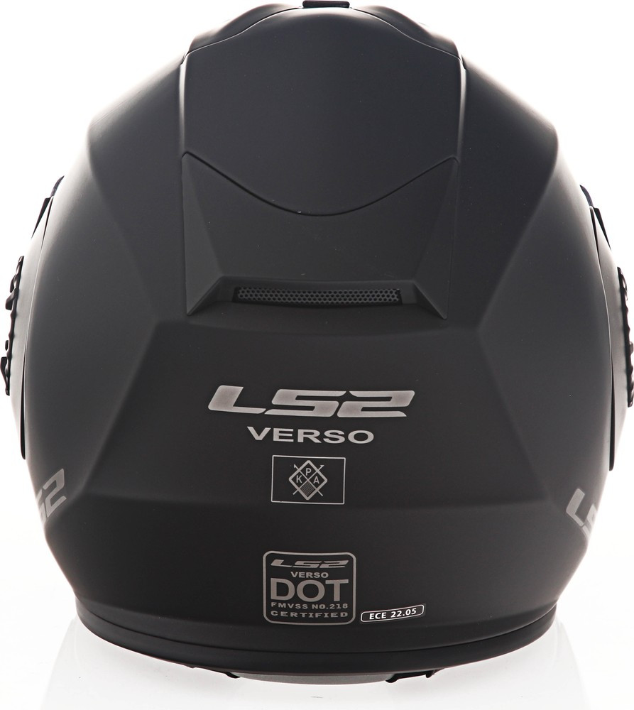 LS2 Verso Solid Matte Black Helmet - Speed Addicts