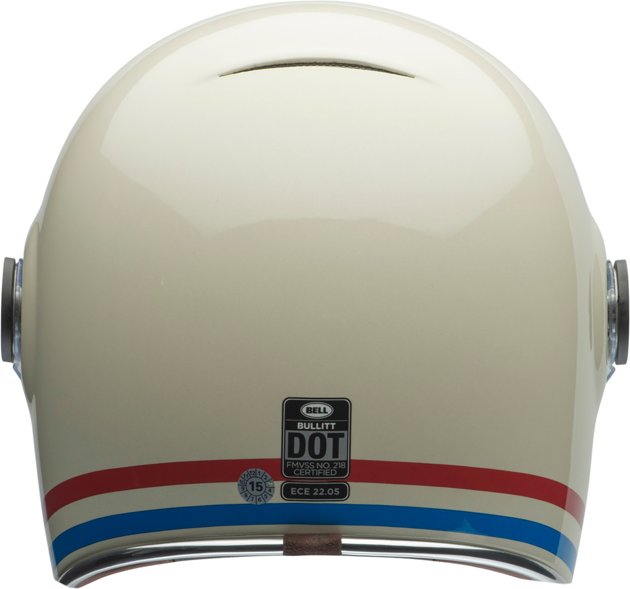 Bell Bullitt Stripes Gloss Pearl White Helmet - Speed Addicts