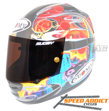 Suomy Spec-1R / Extreme / Apex / Excel Light Smoke Race Shield - Speed ...