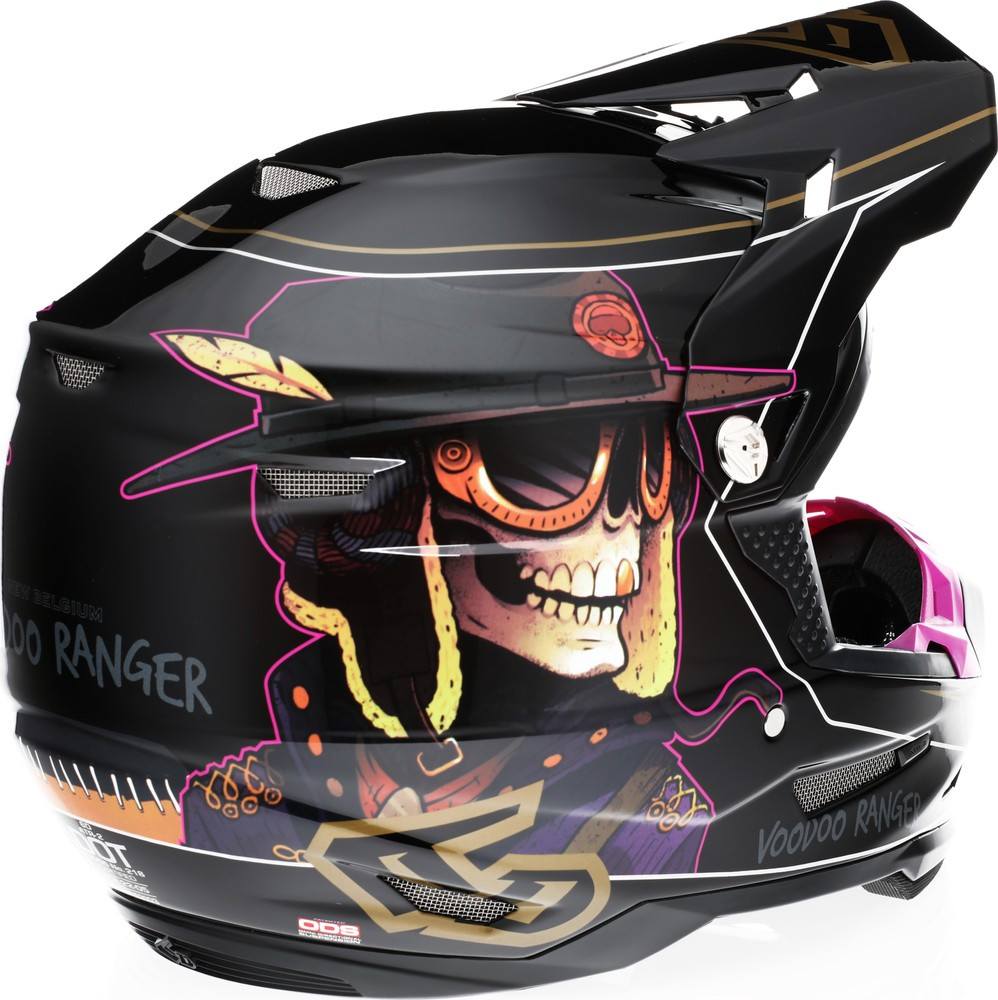 6D ATR-2 Voodoo Ranger Gloss Black Helmet - Speed Addicts