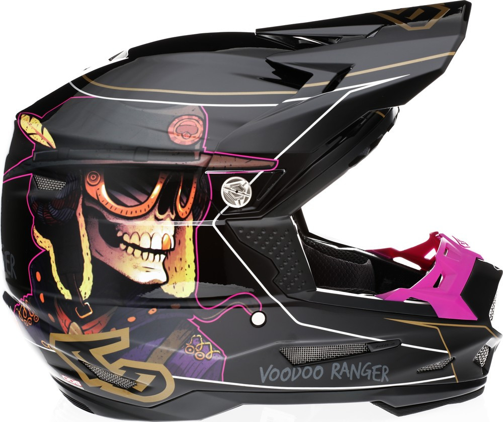 6D ATR-2 Voodoo Ranger Gloss Black Helmet - Speed Addicts