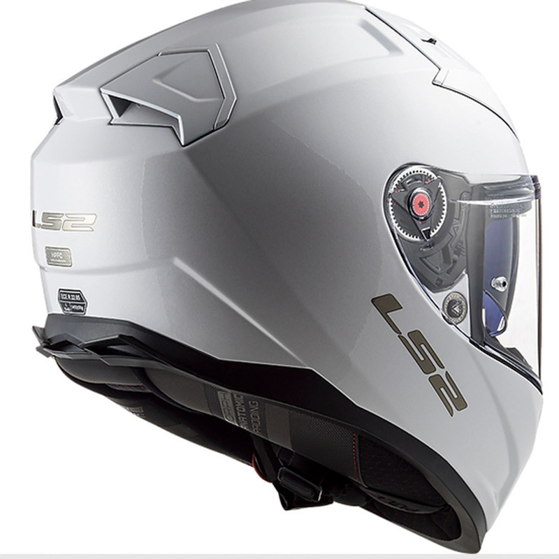 LS2 Citation II Solid Gloss white Helmet - Speed Addicts