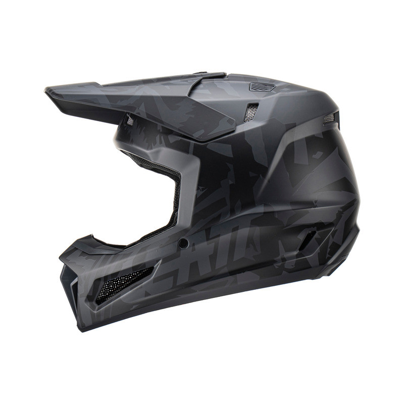 Leatt Moto 3.5 Jr V23 Stealth Helmet - Speed Addicts