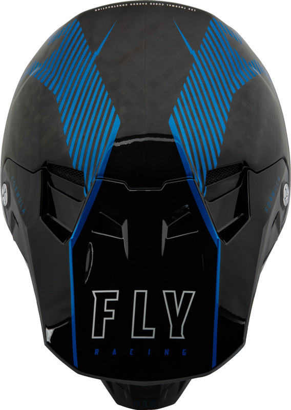 Fly Racing Formula Carbon Tracer Blue Black Helmet - Speed Addicts