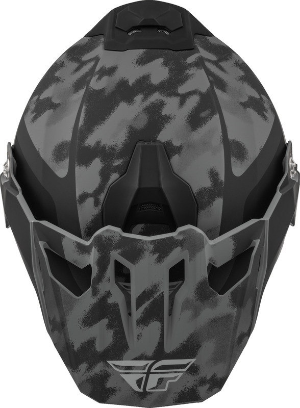 Fly Racing Trekker Pulse Matte Grey Black Camo Helmet - Speed Addicts