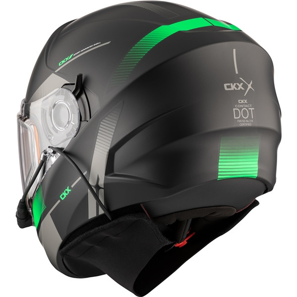 CKX Contact Edge Green Electric Helmet - Speed Addicts