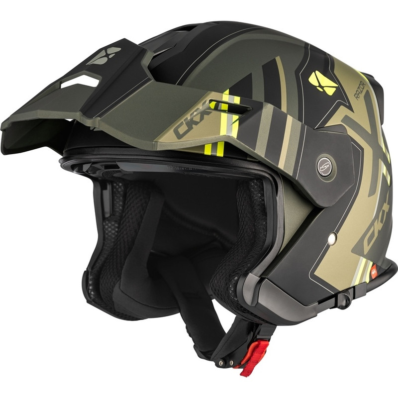 CKX Razor-X Tropic Khaki Green Helmet - Speed Addicts