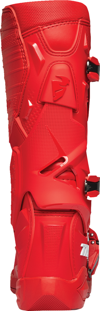 Thor Radial Red Boots - Speed Addicts