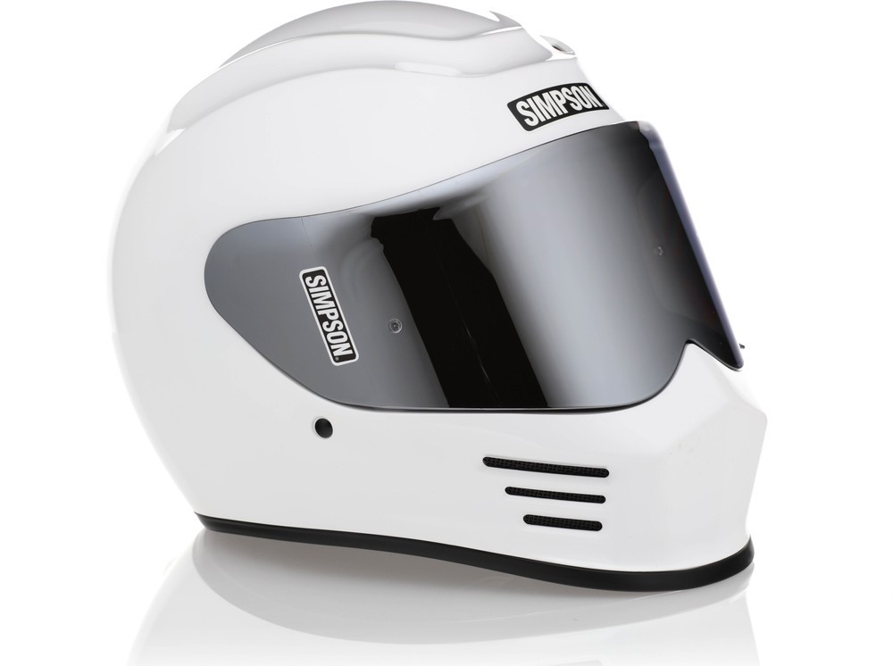 Simpson Speed Bandit White Helmet - Speed Addicts