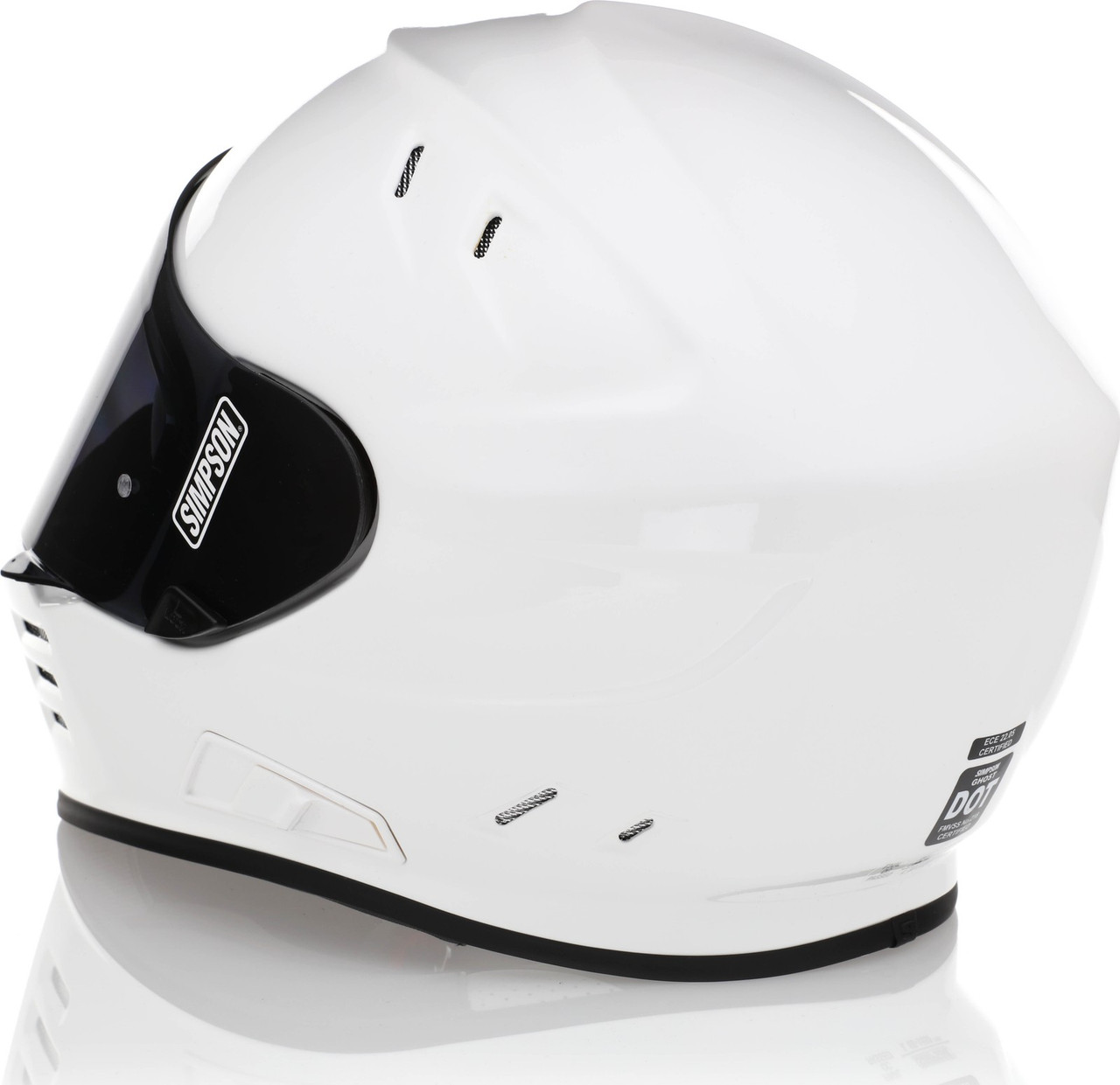 Simpson Ghost Bandit White Helmet - Speed Addicts