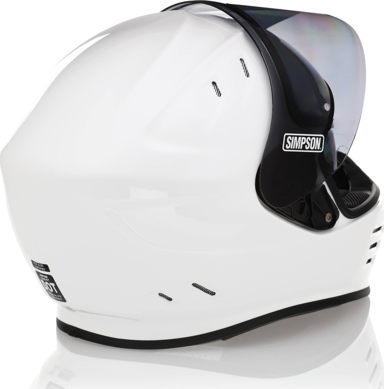 Simpson Ghost Bandit White Helmet - Speed Addicts