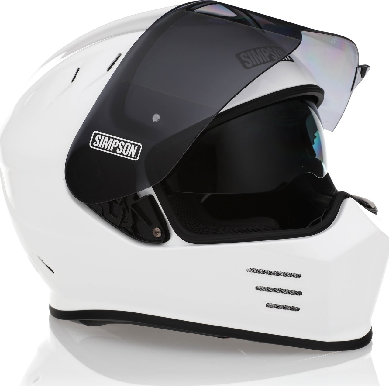 Simpson Ghost Bandit White Helmet - Speed Addicts