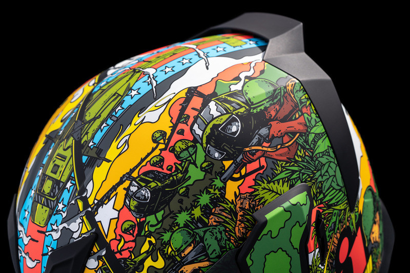 Icon Airflite GP23 Green Helmet - Speed Addicts