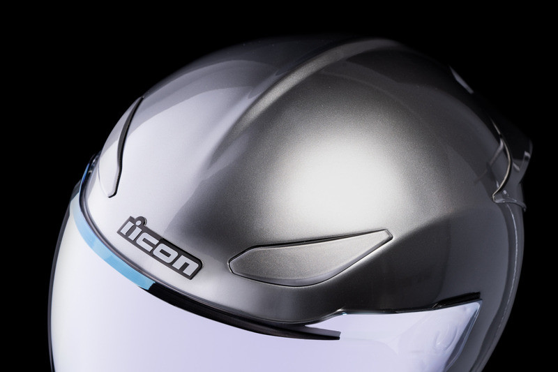 Icon Domain Cornelius Silver Helmet - Speed Addicts