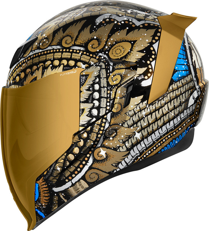 Icon Airflite Day Tripper Gold Helmet - Speed Addicts