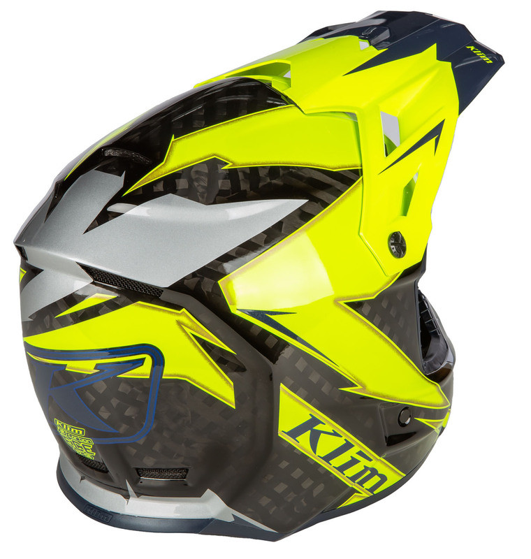 Klim F3 Carbon ECE Lightning Hi-Vis Helmet - Speed Addicts