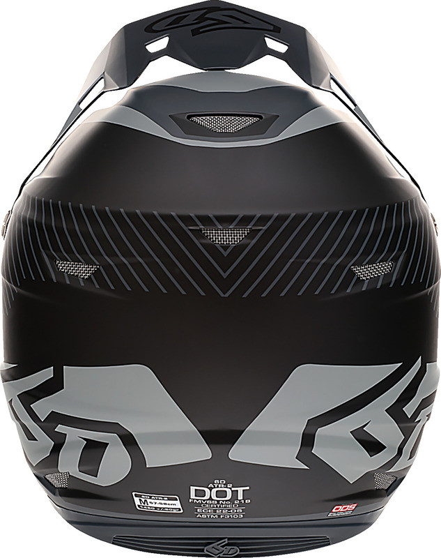 6D ATR-2 Fusion Black Helmet - Speed Addicts