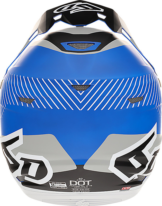 6D ATR-2 Fusion Blue Helmet - Speed Addicts