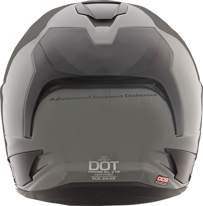 6D ATS-1R Gloss Gray Helmet - Speed Addicts