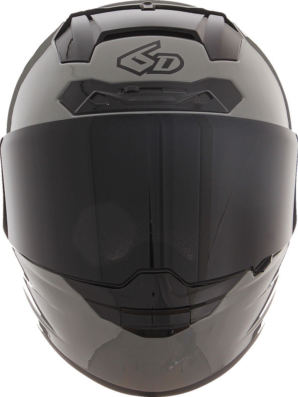 6D ATS-1R Gloss Gray Helmet - Speed Addicts