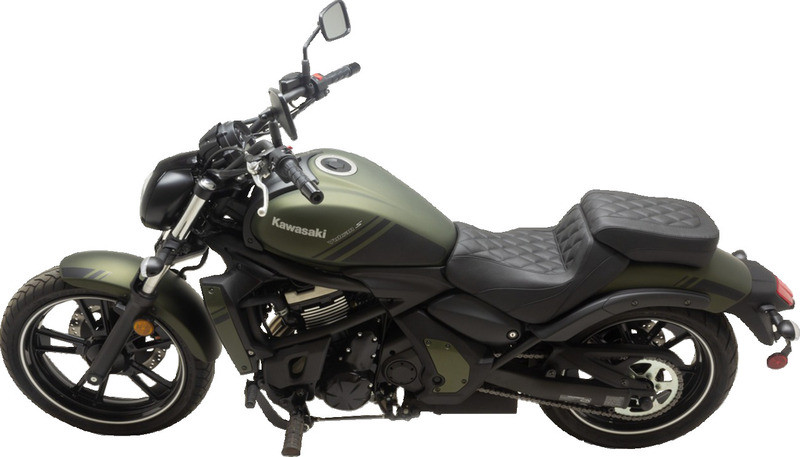 Mustang Squareback/Fastback Solo Seat Black Diamond Stitch Vulcan S '15 ...