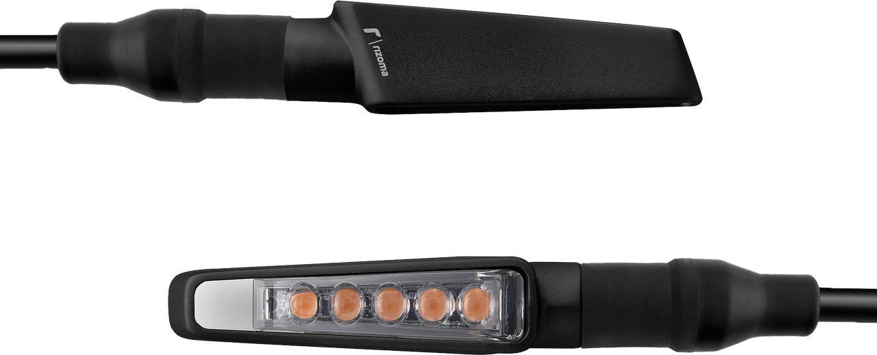 Rizoma Turn Signal Vision Sequential Black - FR130B - Speed Addicts