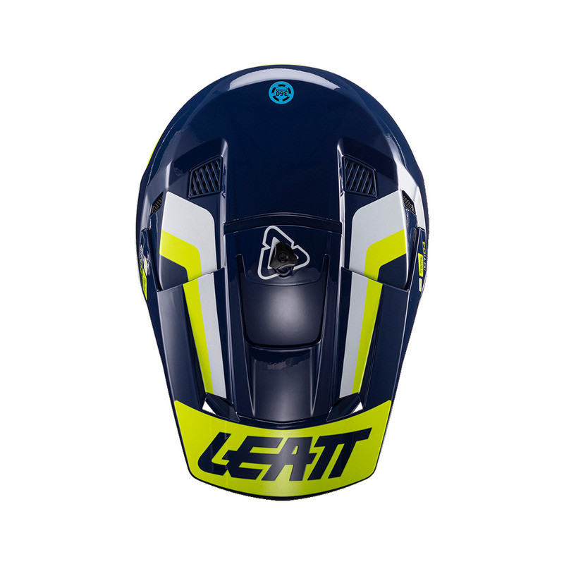 Leatt Moto 3.5 Jr V24 Blue Helmet - Speed Addicts