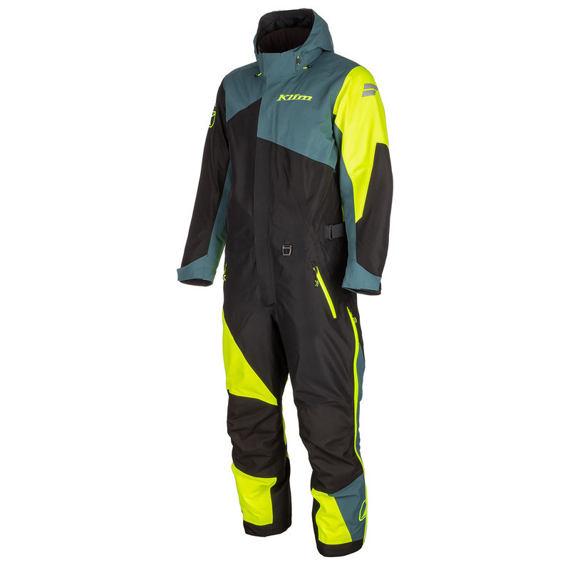 Klim Railslide Petrol Hi-Vis One-Piece Suit - Speed Addicts