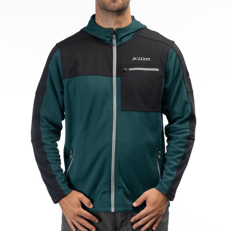 Klim Glacier Dark Sea Black Hoodie - Speed Addicts