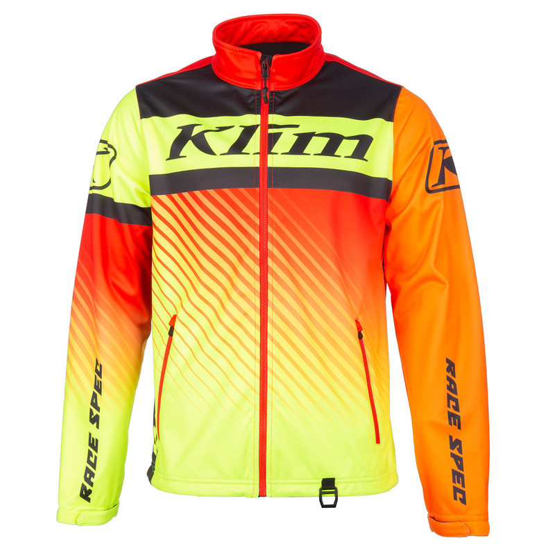 Klim Revolt Fiery Red Hi-Vis Jacket - Speed Addicts