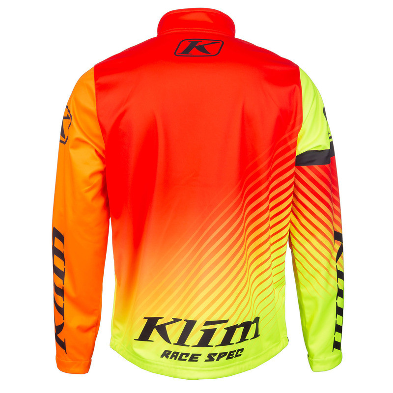 Klim Revolt Fiery Red Hi-Vis Jacket - Speed Addicts