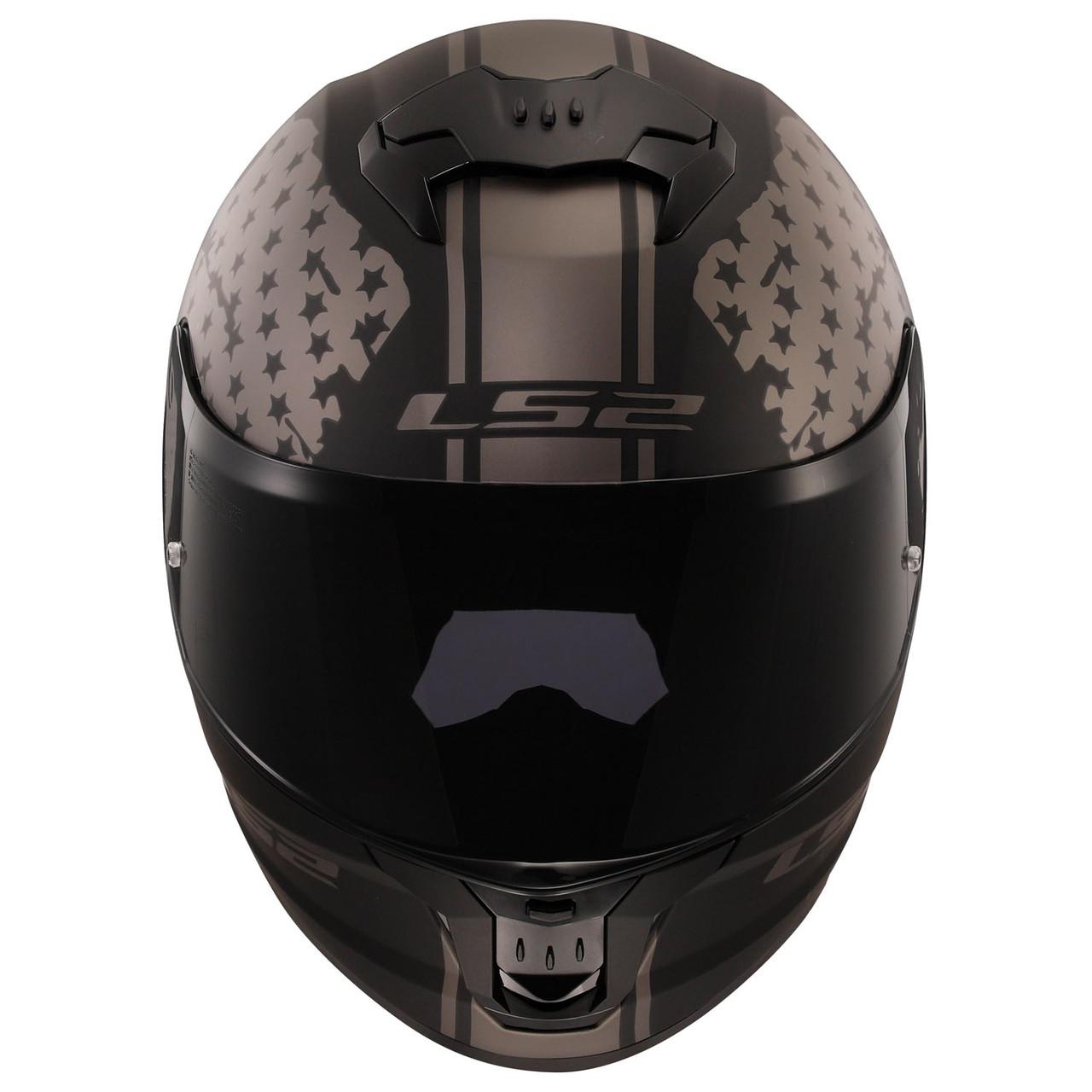 LS2 Stream II America Matte Gray Black Helmet - Speed Addicts