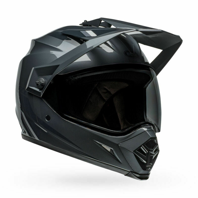 Bell MX-9 Adventure Alpine Charcoal Silver Helmet - Speed Addicts
