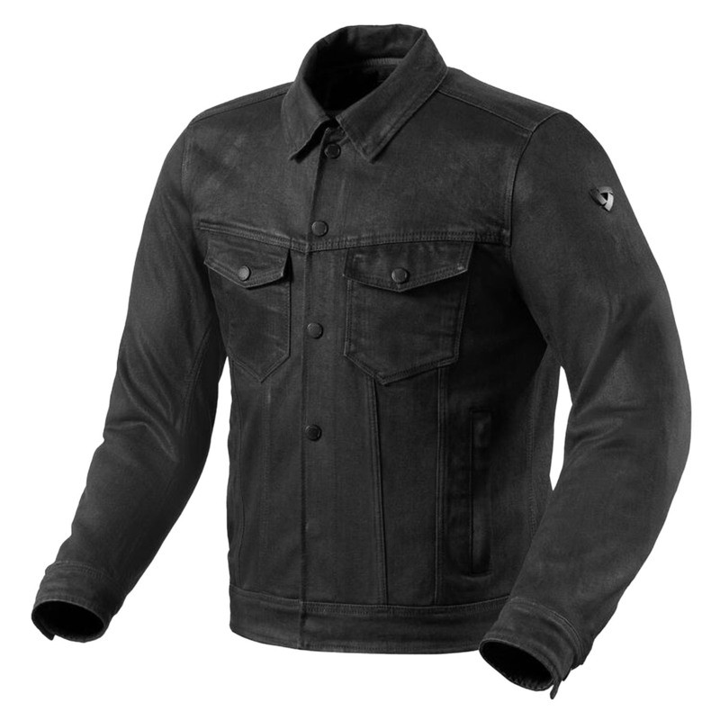 REV'IT! Trucker Black Denim Jacket - Speed Addicts