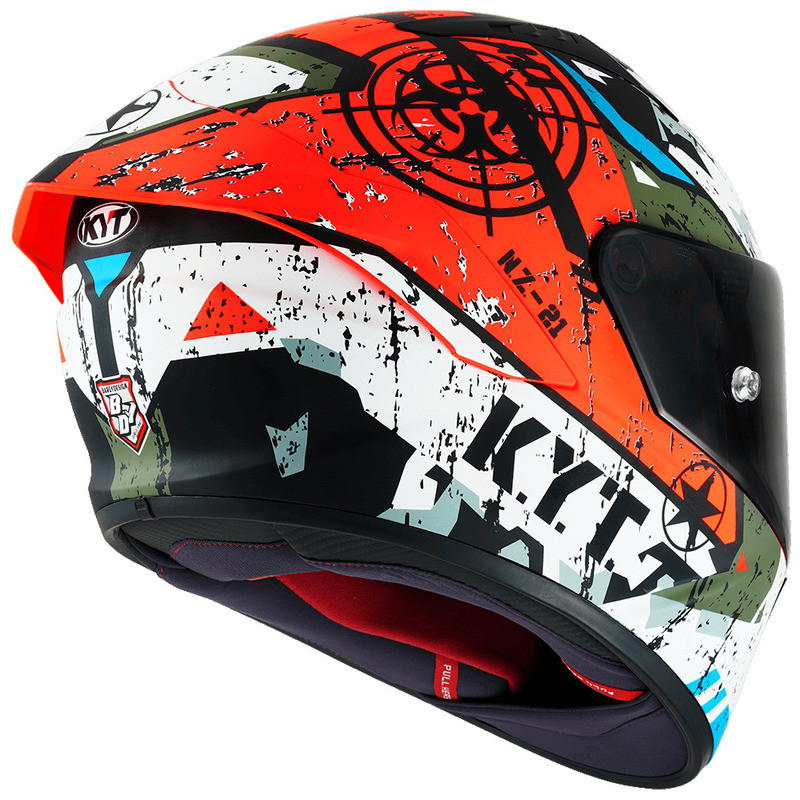 KYT NZ-Race Blazing Matte Red Helmet - Speed Addicts