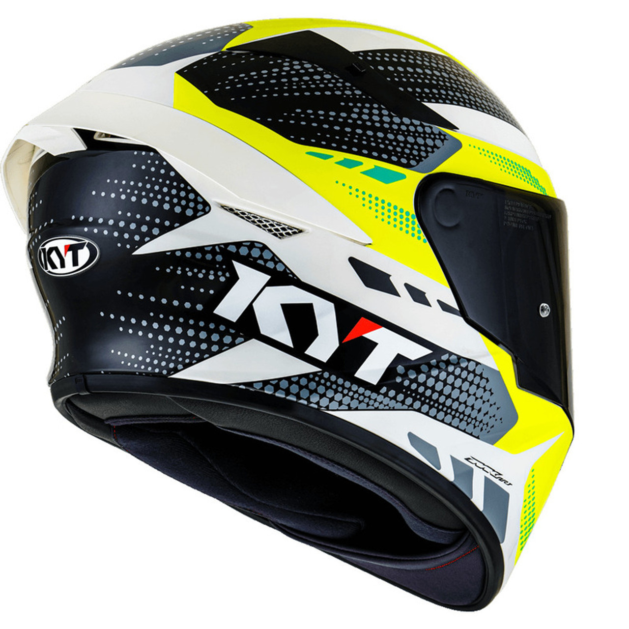 KYT TT Course Gear Black Yellow Helmet - Speed Addicts