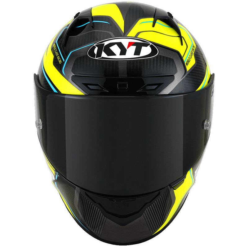 KYT NZ-Race Carbon Competition Yellow Helmet - Speed Addicts