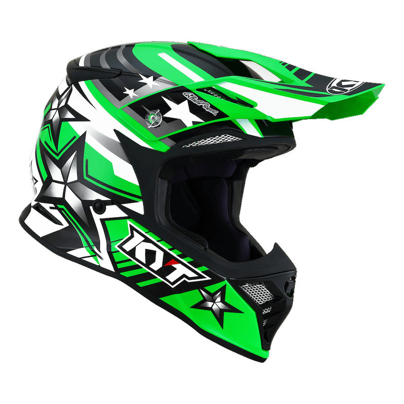 KYT Skyhawk Ardor Green Helmet - Speed Addicts