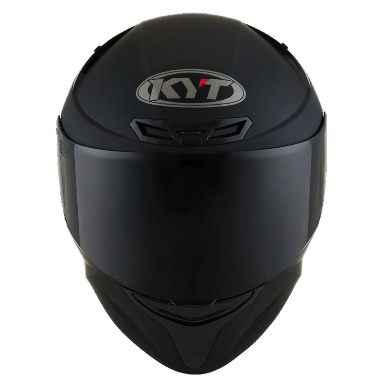 KYT TT Course Plain Matte Black Helmet - Speed Addicts
