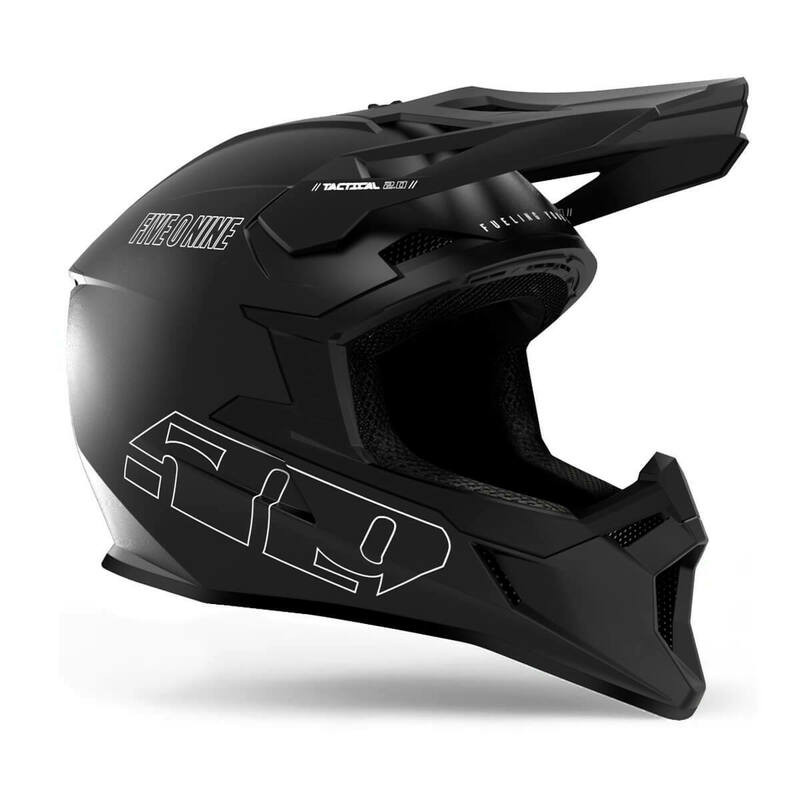 509 Tactical 2.0 Enduro Fidlock Black Helmet - Speed Addicts