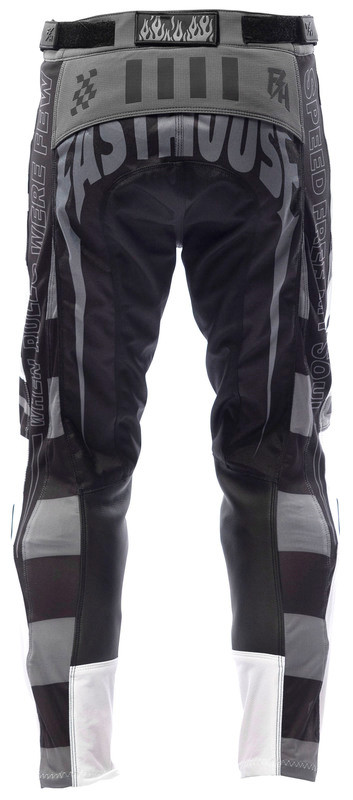 Fasthouse Grindhouse Riot White Black Pants - Speed Addicts