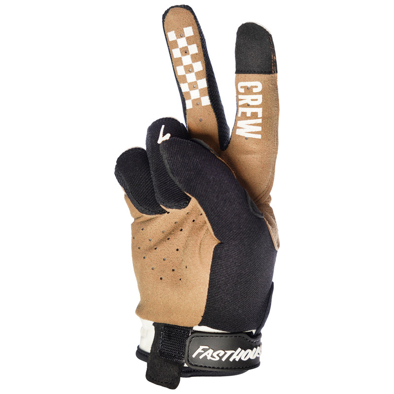 Fasthouse Speed Style Hot Wheels White Black Gloves - Speed Addicts