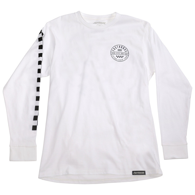 Fasthouse Statement White Long Sleeve T-Shirt - Speed Addicts