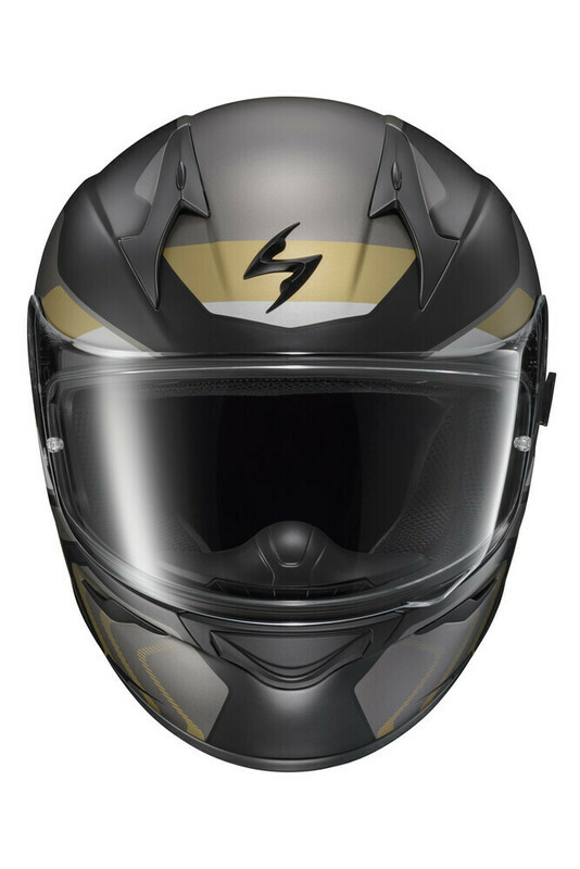 Scorpion EXO EXO-R320 Alchemy Black Gold Grey Helmet - Speed Addicts