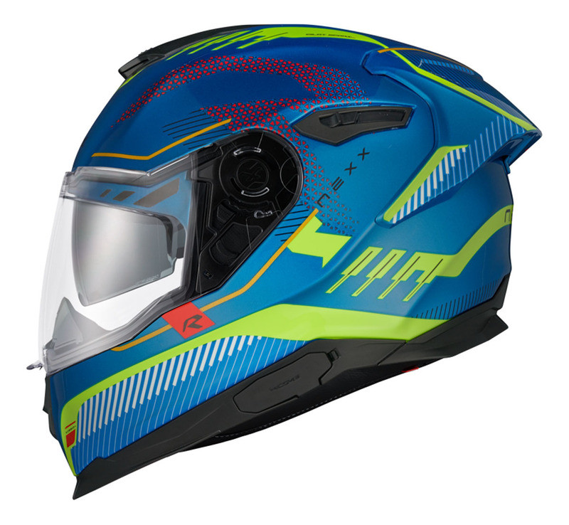 Nexx Y100R Baron Sky Blue Neon Helmet - Speed Addicts