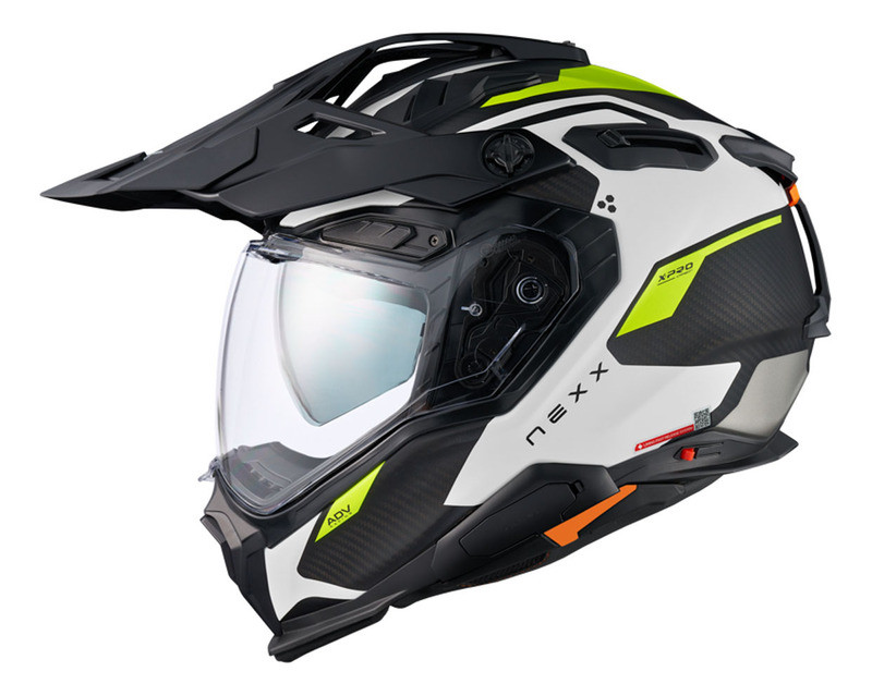 Nexx XWED 3 Carbon Keyo Matte White Neon Helmet - Speed Addicts