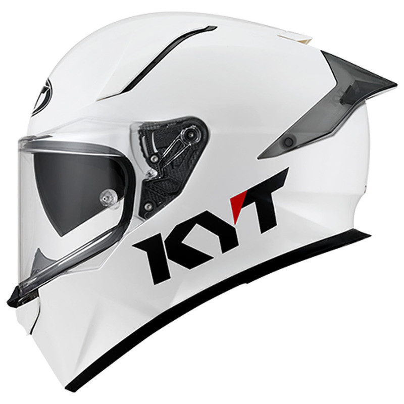 KYT R2R White Gloss Helmet - Speed Addicts