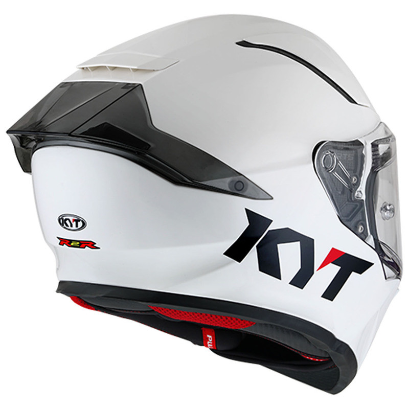 KYT R2R White Gloss Helmet - Speed Addicts