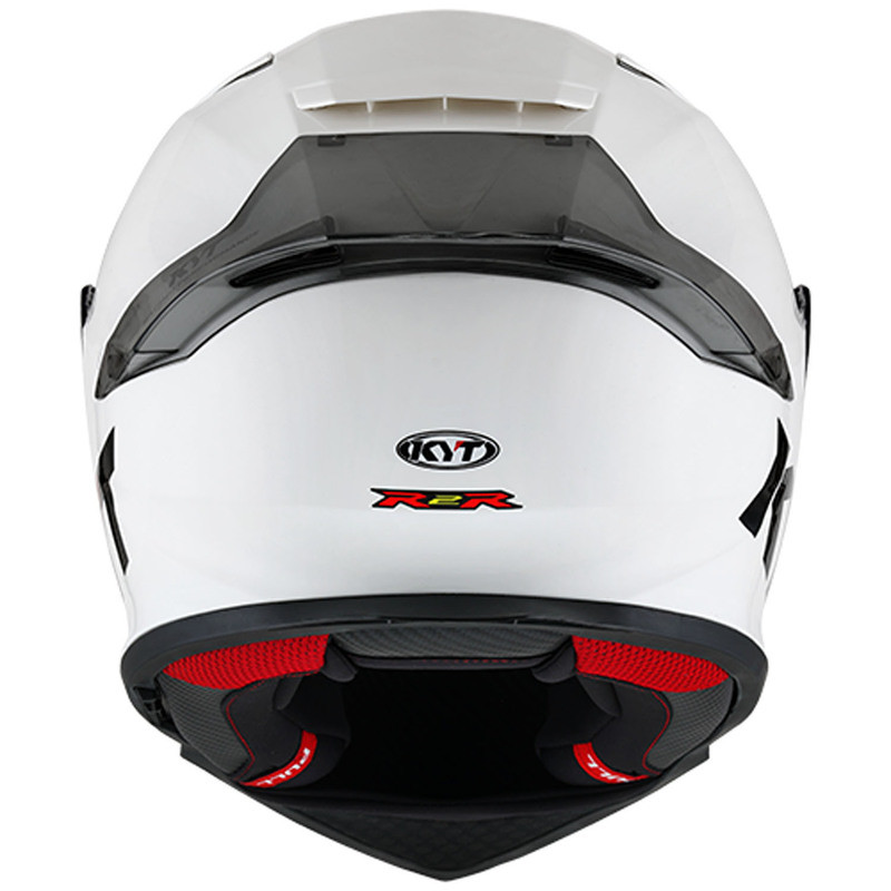 KYT R2R White Gloss Helmet - Speed Addicts