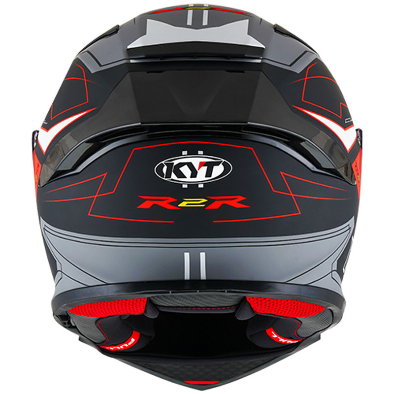 KYT R2R LED Matte Black Grey Helmet - Speed Addicts